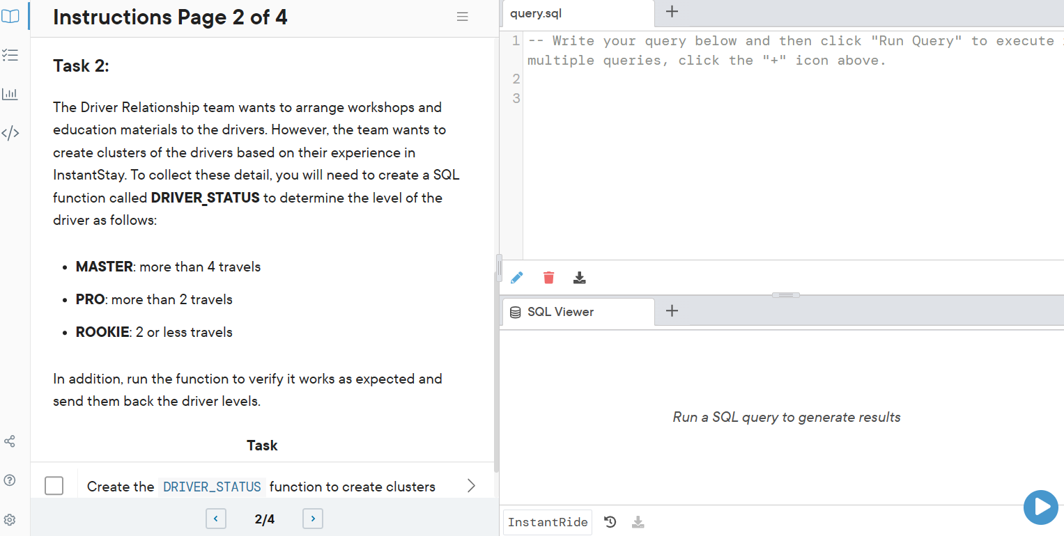 Solved Instructions Page 2 ﻿of 4Task 2:The Driver | Chegg.com