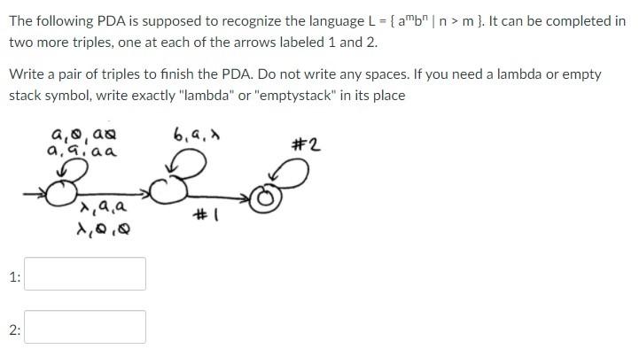 Solved The following PDA is supposed to recognize the | Chegg.com