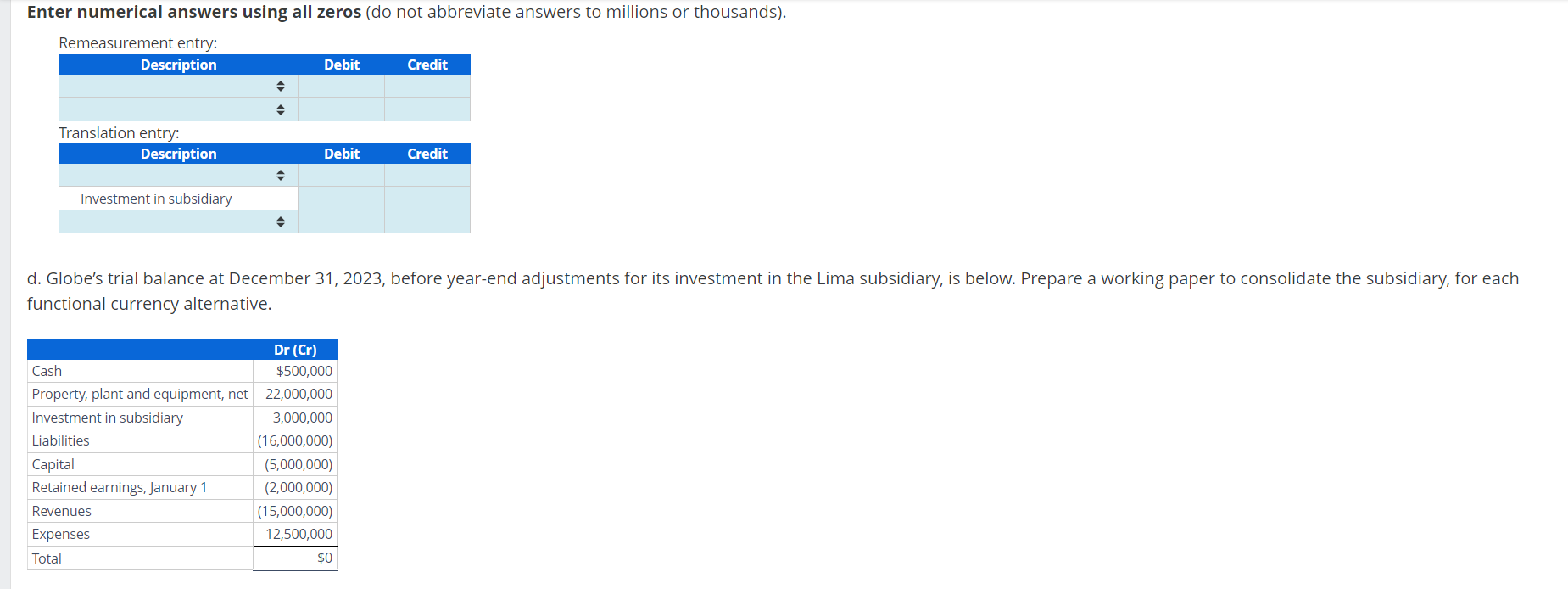 Solved Instructions: 1. Use negative signs with answers to | Chegg.com Solved Instructions: 1. Use negative signs with answers to | Chegg.com