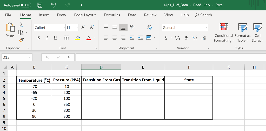 Add An Excel Formula To Cell D3 That Can Be Copied To Chegg