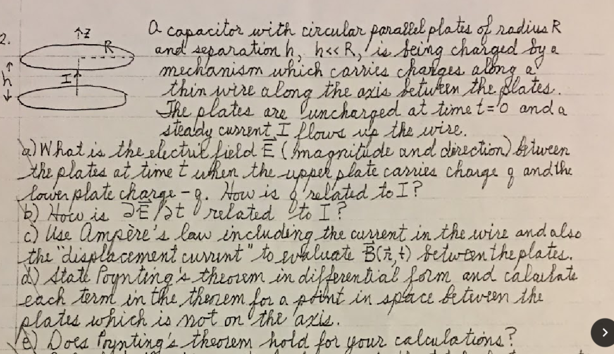 Solved ELECTRODYNAMICS, Please I need help on part D proving | Chegg.com Solved ELECTRODYNAMICS, Please I need help on part D proving | Chegg.com
