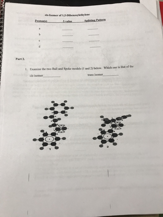 Solved vii. For alkenes containing trans and cis vinyl | Chegg.com