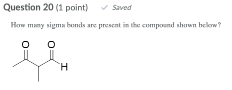Solved How many sigma bonds are present in the compound | Chegg.com