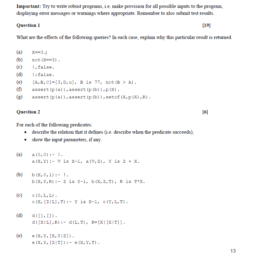 May I please have help with my assignment Logic-Based | Chegg.com