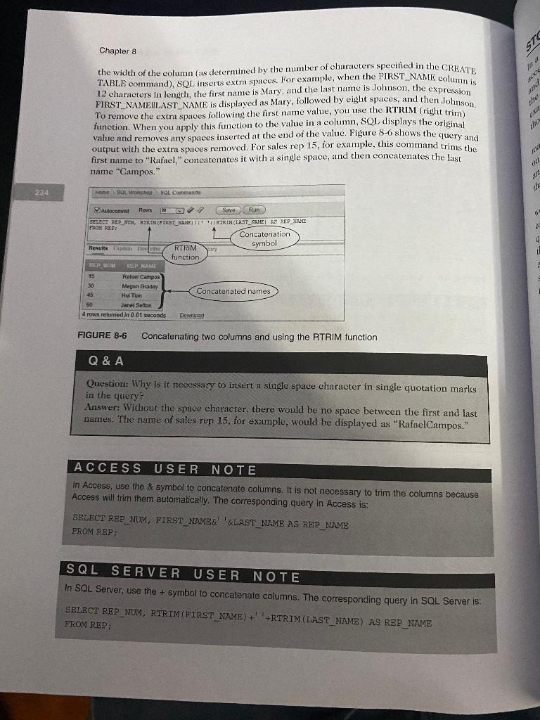 Solved Use SQL and TAL Distributors database to complete the | Chegg.com