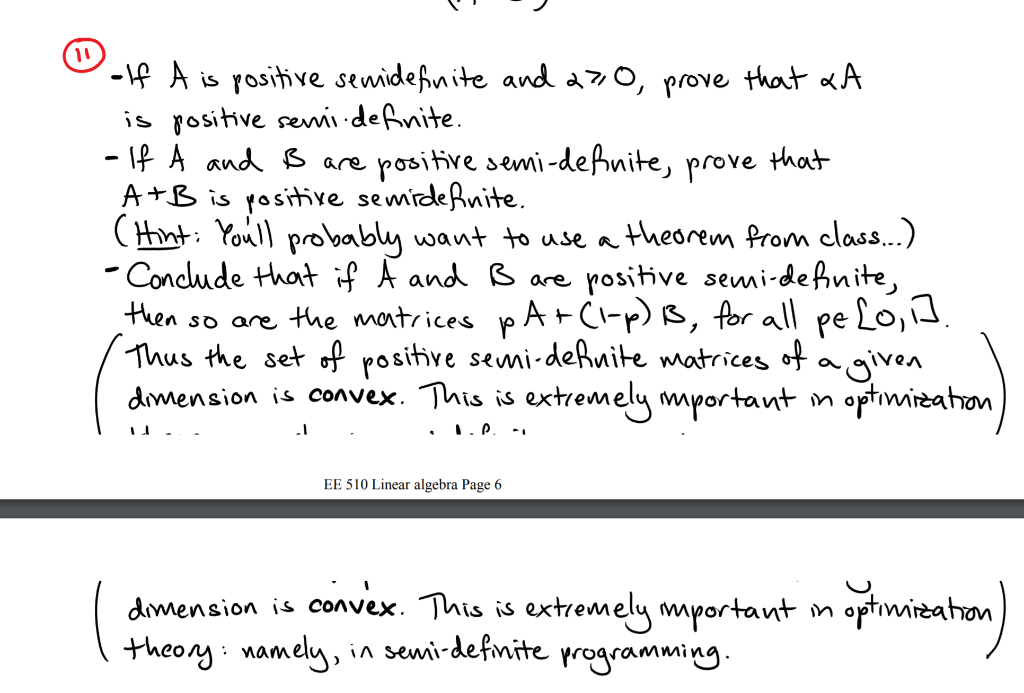 Solved ין olf A is positive semidefinite and 270, prove that | Chegg.com