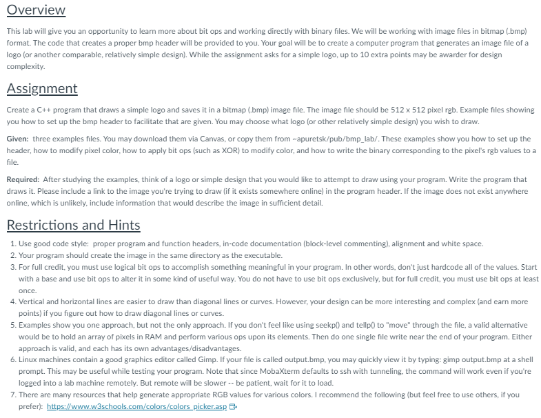 Solved How would I complete the follow assignment using the | Chegg.com