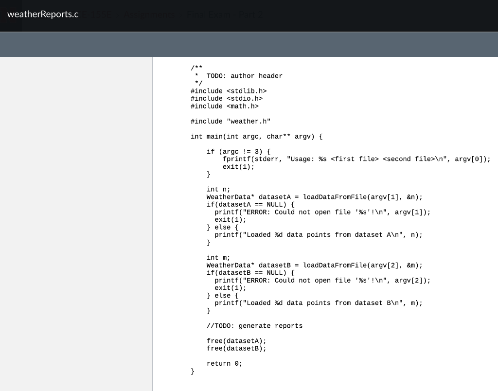 Solved Need help on this task!! In C programming language, | Chegg.com