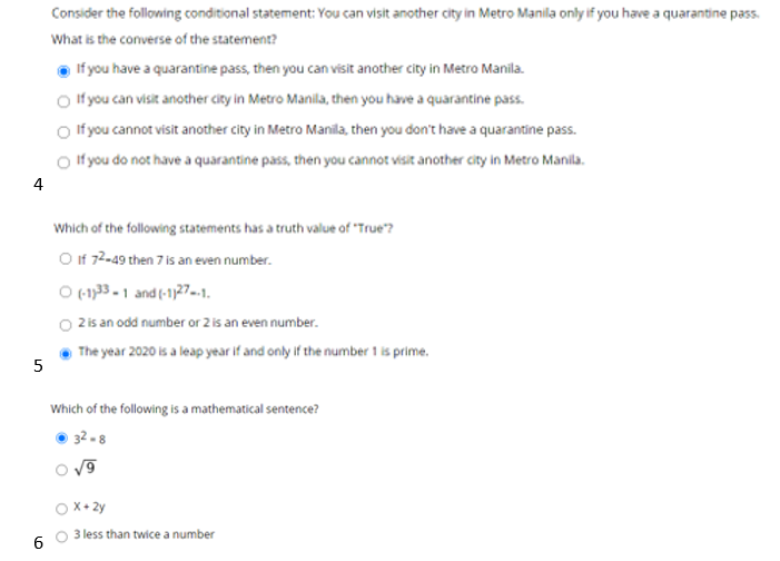 Solved Consider The Following Conditional Statement You Can
