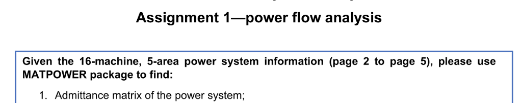Proffesor asked us to download MATPOWER package. He | Chegg.com