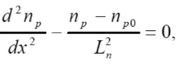 Solved For this equation of the 'neutral p-region' , | Chegg.com