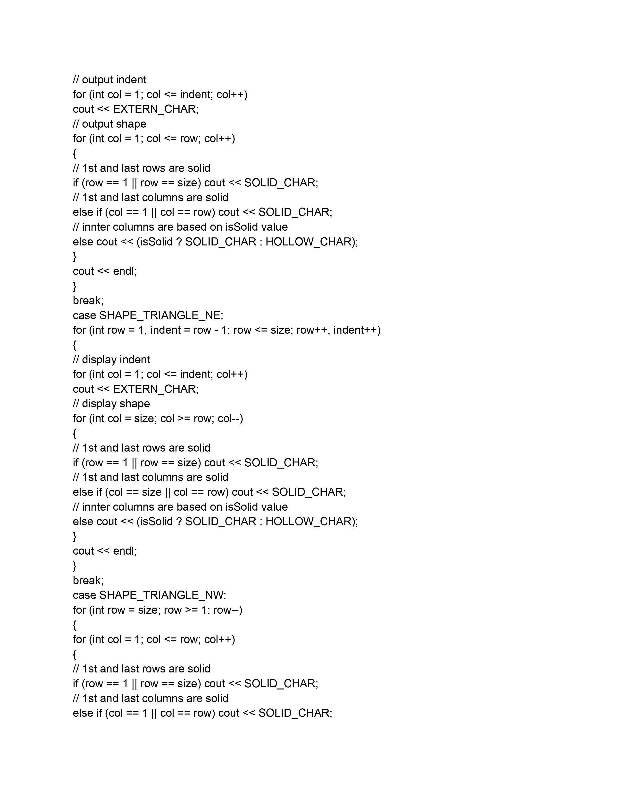 Solved Include Using Namespace Std Shape Definitions 