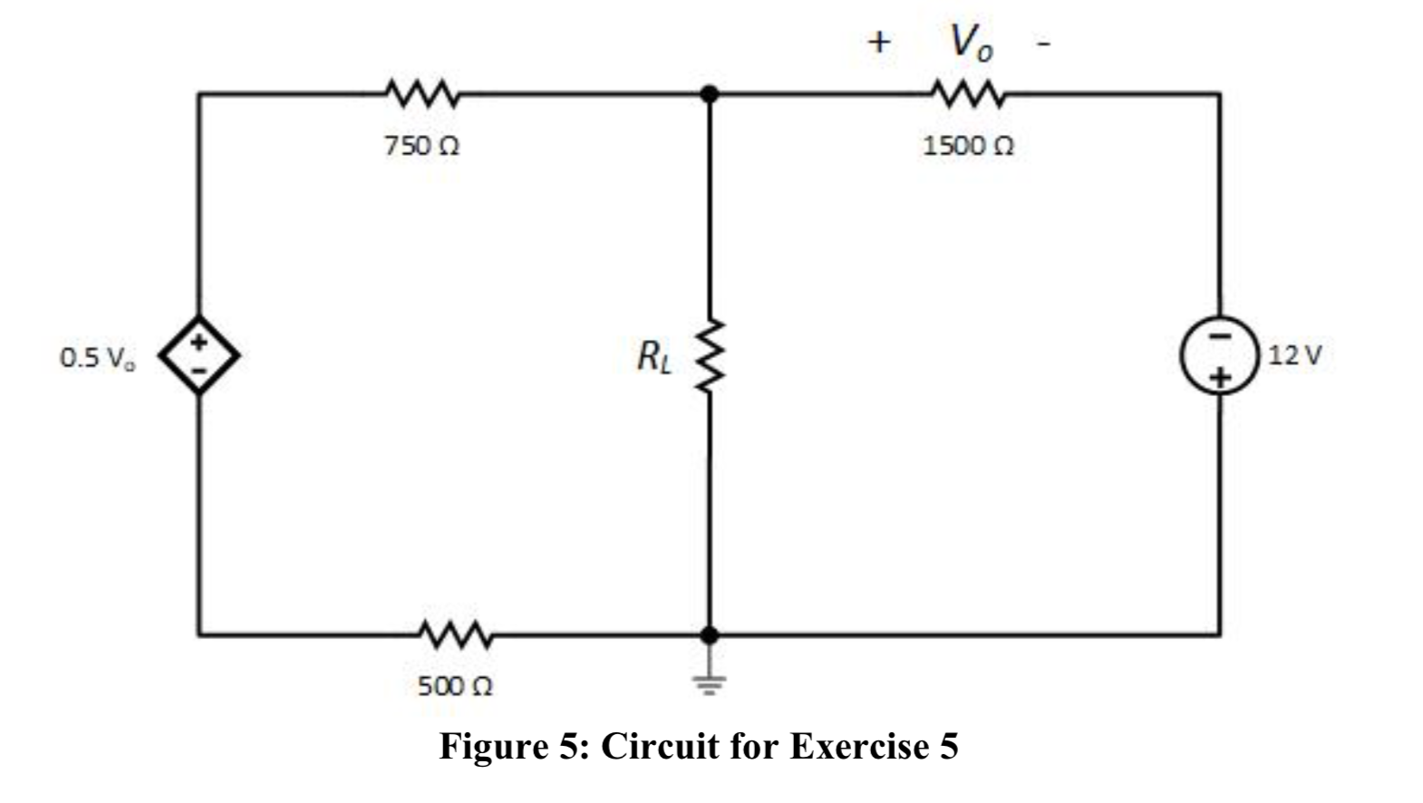 Solved 5) For the circuit in Figure 5, find RL for maximum | Chegg.com