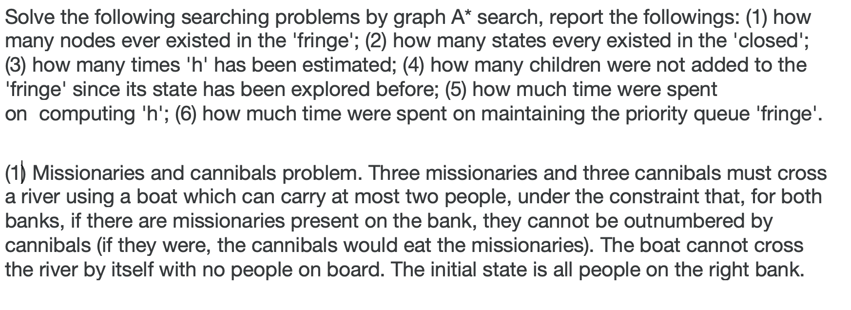 Solve the following searching problems by graph A* | Chegg.com