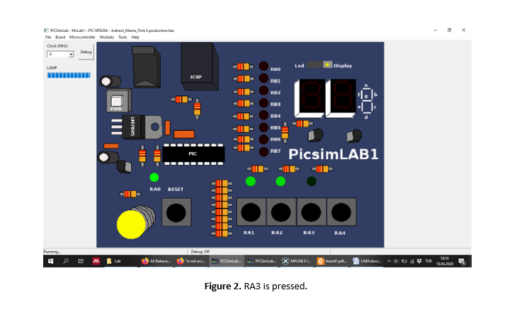 Week 4 Start PICSimLab Select PIC16F628A as | Chegg.com
