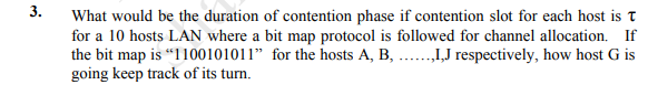 3. What would be the duration of contention phase if | Chegg.com