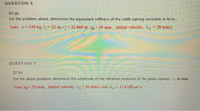 Solved QUESTION 4 Q3 (b): Determine the equivalent mass | Chegg.com
