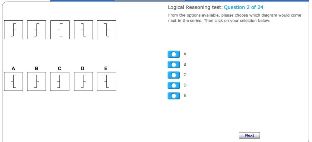 Solved Logical Reasoning test: Question 2 of 24 From the | Chegg.com