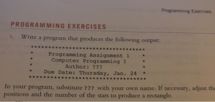 Solved Programming Exercises Programming Exercises 1 Writ
