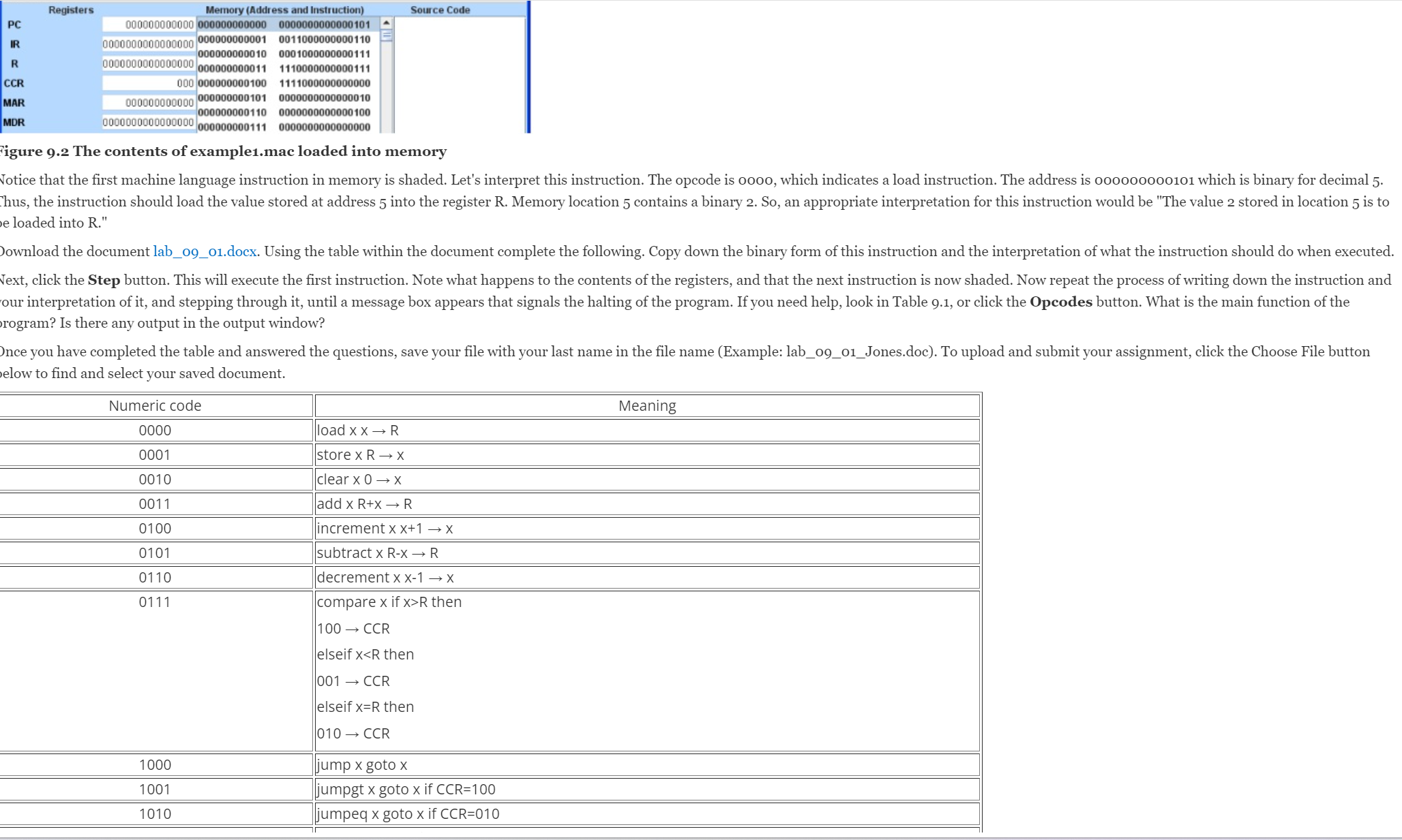 Solved Figure 9.2 ﻿The contents of example1.mac loaded into | Chegg.com