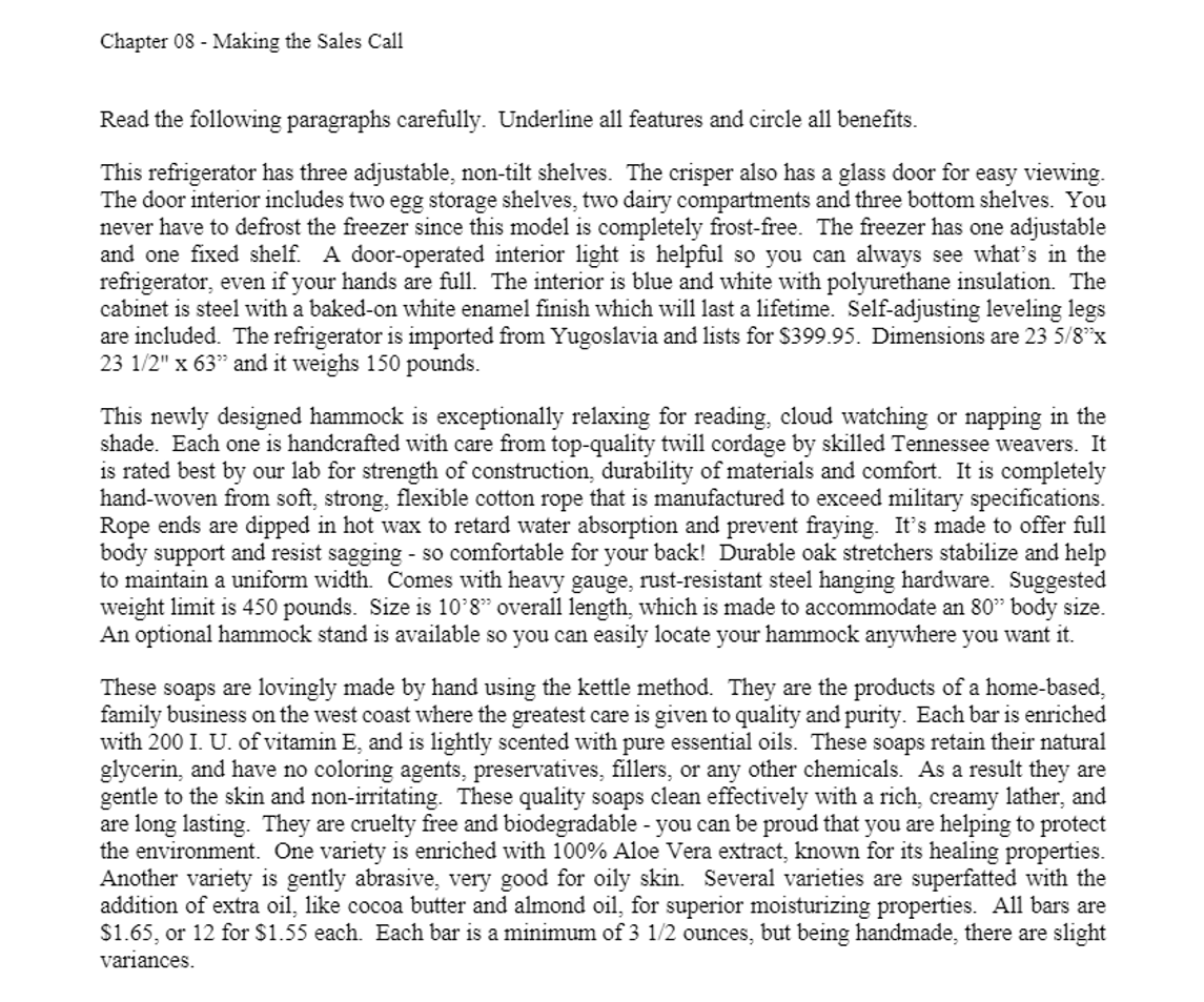 Solved Read the following paragraphs carefully. Underline | Chegg.com