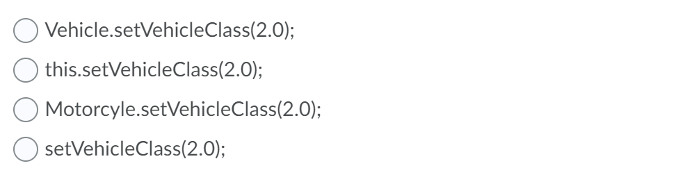 Solved Consider the following class hierarchy: public class | Chegg.com