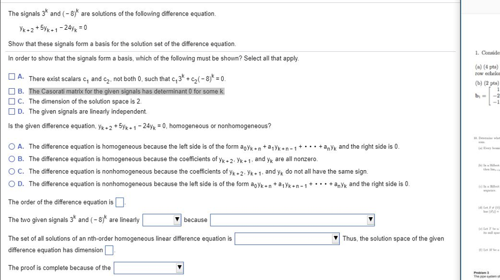 Solved The vectors v span R but do not form a basis. Find | Chegg.com