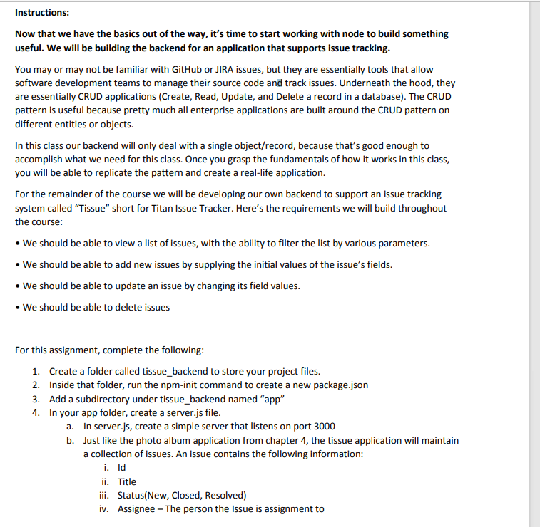 Instructions: Now that we have the basics out of the | Chegg.com