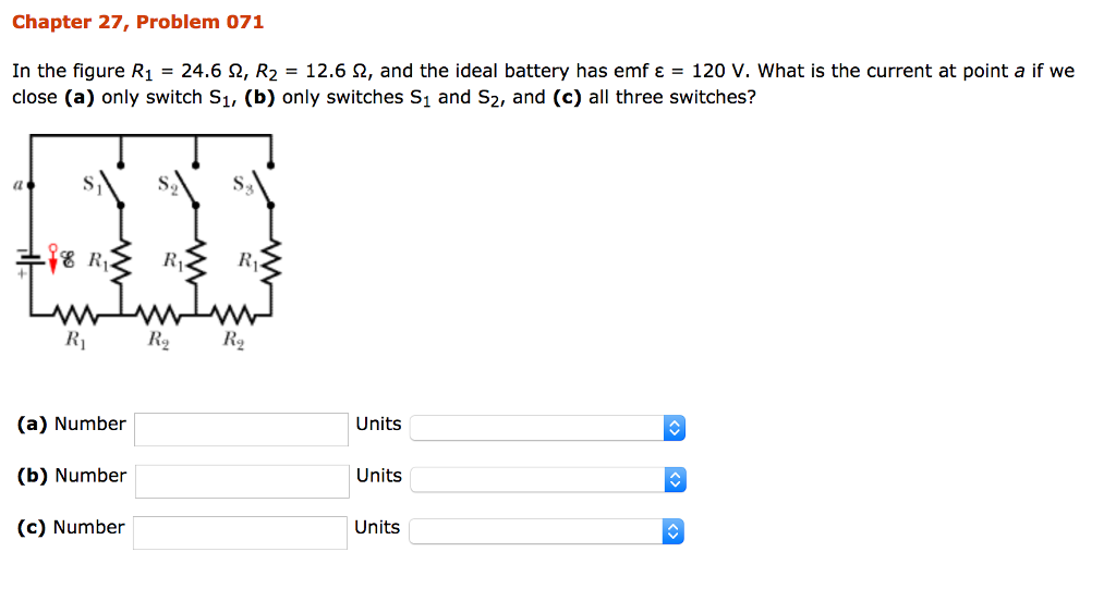 Solved Chapter 27, Problem 071 In the figure R1 = 24.6 ?, R2 | Chegg.com