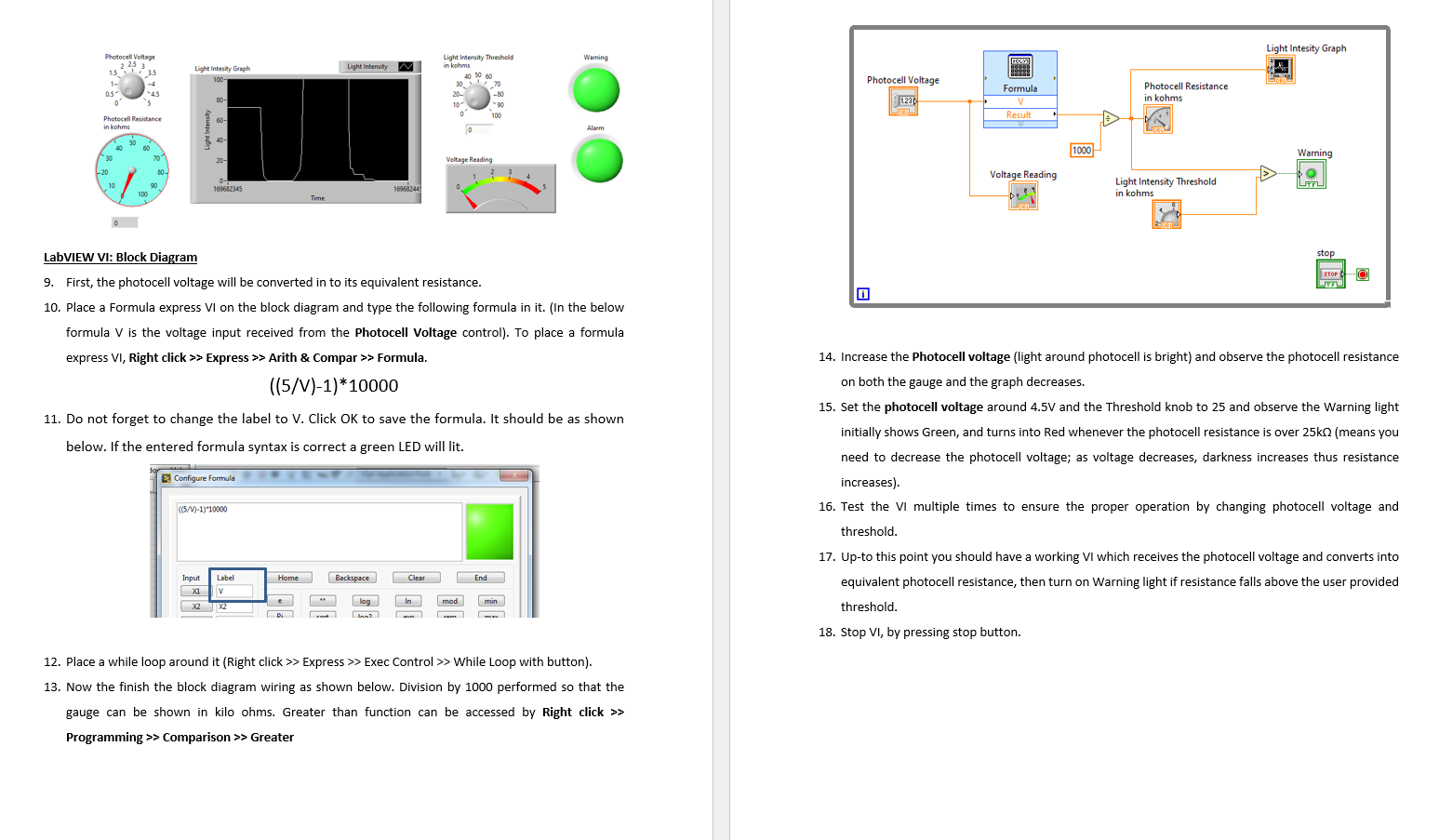 Lab \# 7 - Light Intensity Meter using Photocell and | Chegg.com