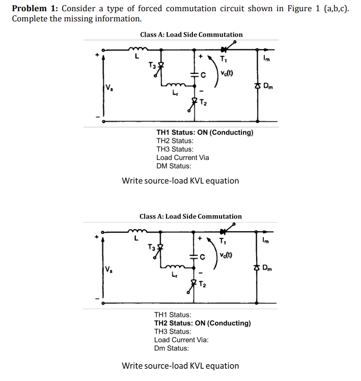 Solved Problem 1 Consider A Type Of Forced Commutation