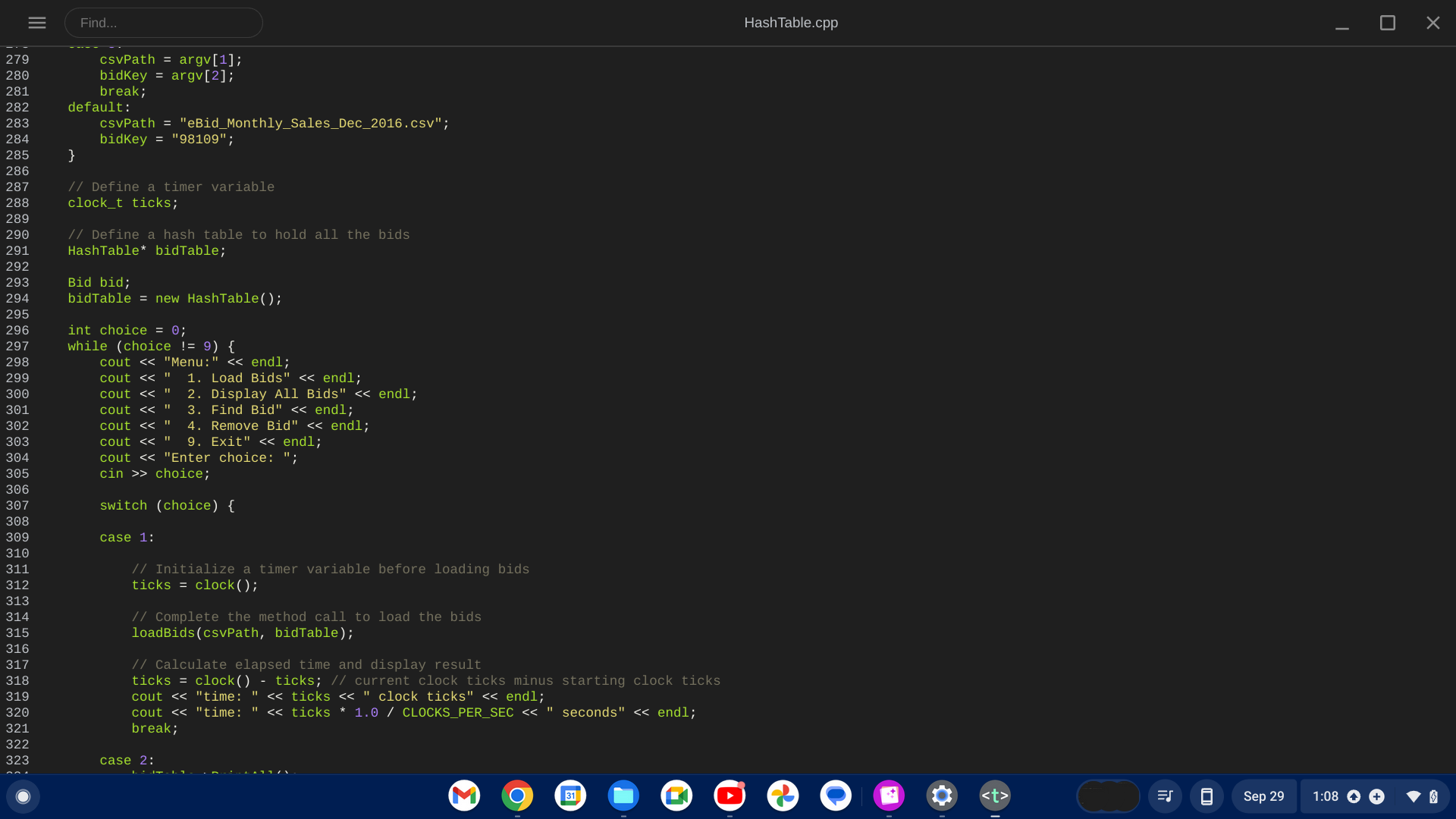 Solved Begin by creating a new C++ project with a project | Chegg.com