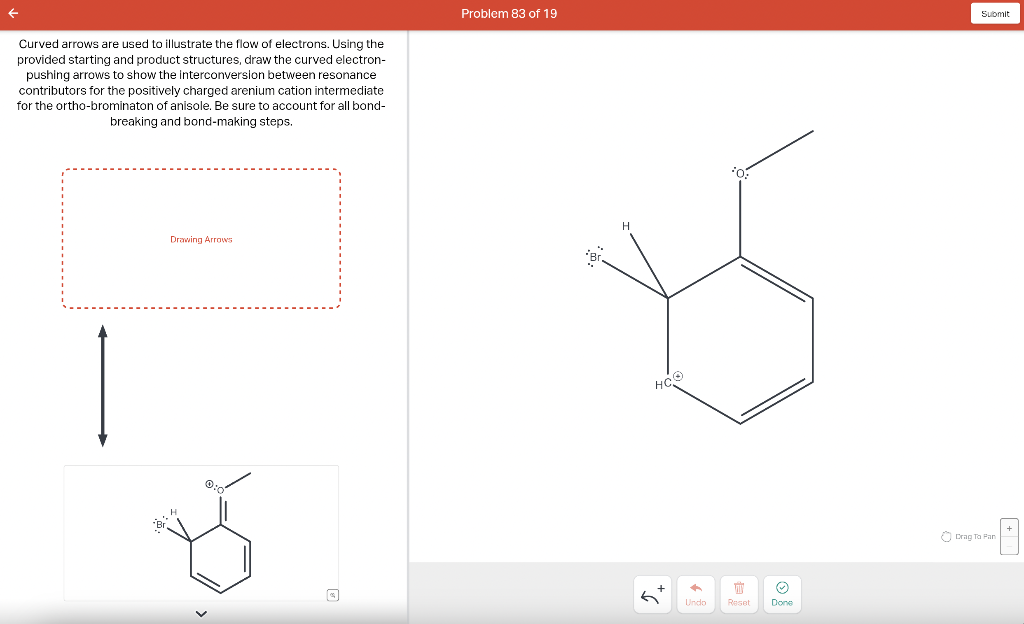 Solved Curved arrows are used to illustrate the flow of | Chegg.com