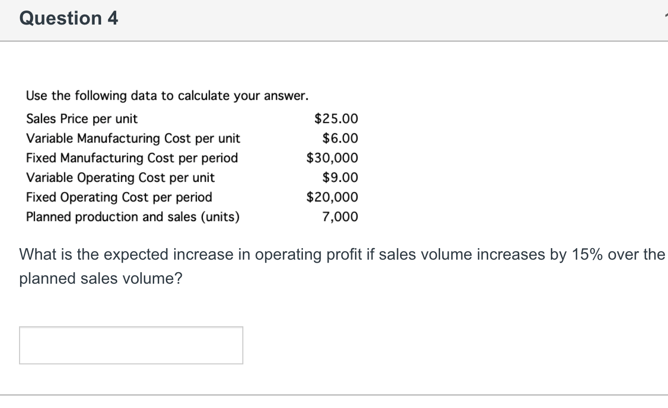 Use the following data to calculate your answer. | Chegg.com