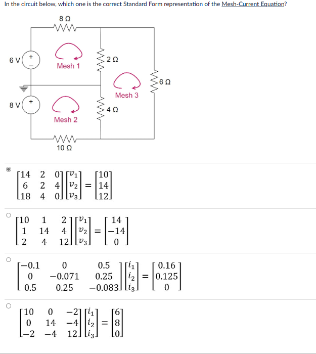 Solved ⎣⎡14618224040⎦⎤⎣⎡v1v2v3⎦⎤=⎣⎡101412⎦⎤ | Chegg.com