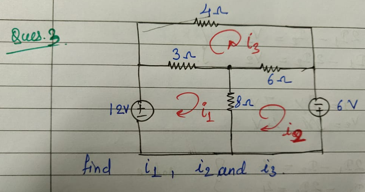 Solved Find l1,i2 and i3. | Chegg.com