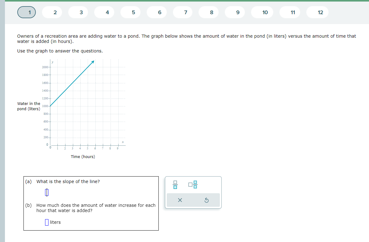 Solved Owners of a recreation area are adding water to a | Chegg.com
