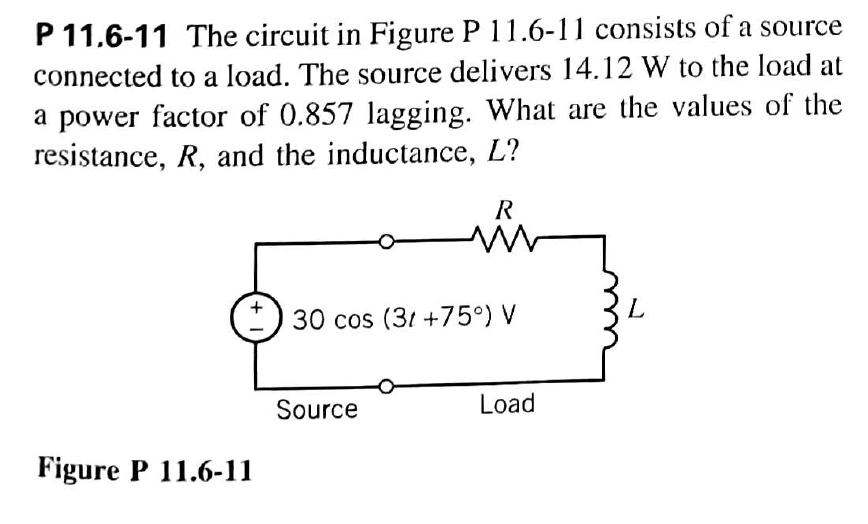 Solved P 11.6-11 The circuit in Figure P 11.6-11 consists of | Chegg.com