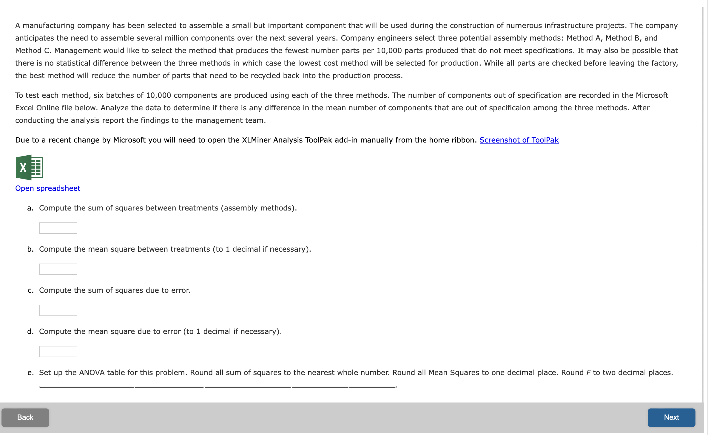 Solved the best method will reduce the number of parts that | Chegg.com