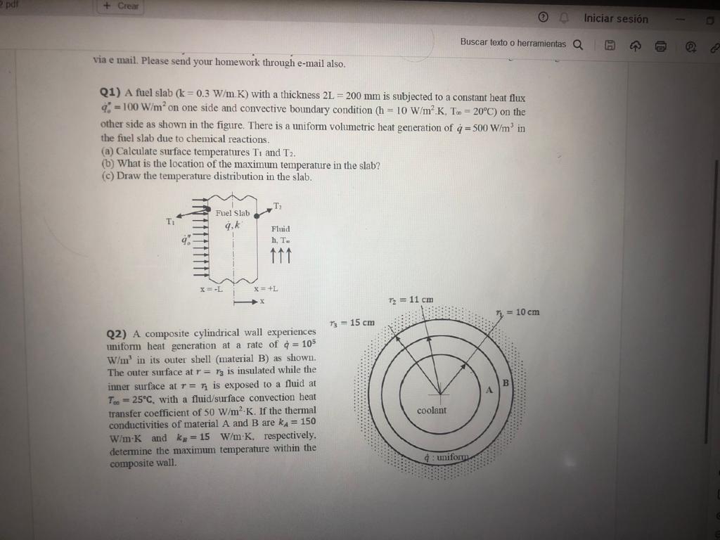 Solved via e mail. Please send your homework through e-mail | Chegg.com