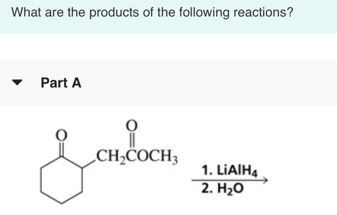Solved What are the products of the following reactions? | Chegg.com