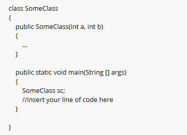 Solved Suppose we have the following class with a | Chegg.com