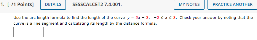 Solved Use the arc length formula to find the length of | Chegg.com