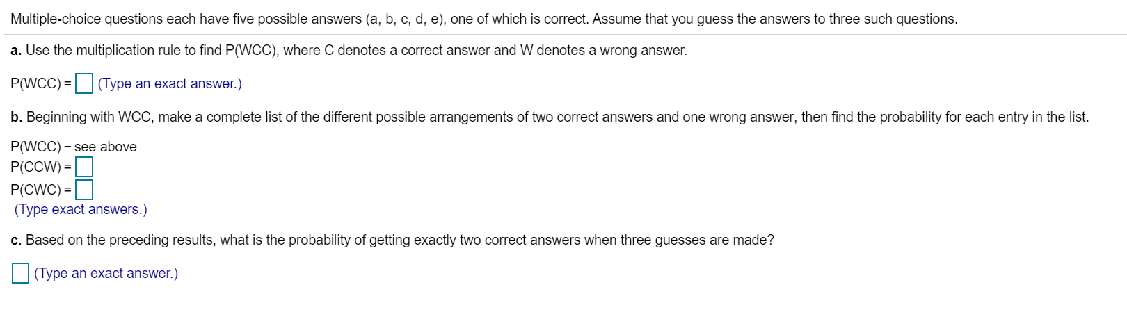 Solved Multiple-choice questions each have five possible | Chegg.com