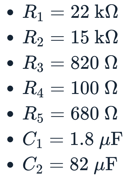 Solved !! Perform small signal analysis on pre-amp circuit | Chegg.com