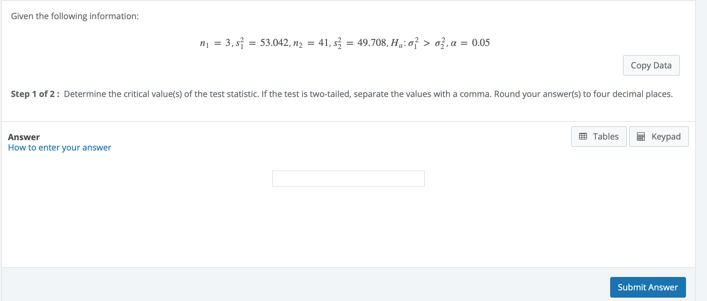 Solved Step 2: Reject Null hypothesis or Fail to reject | Chegg.com
