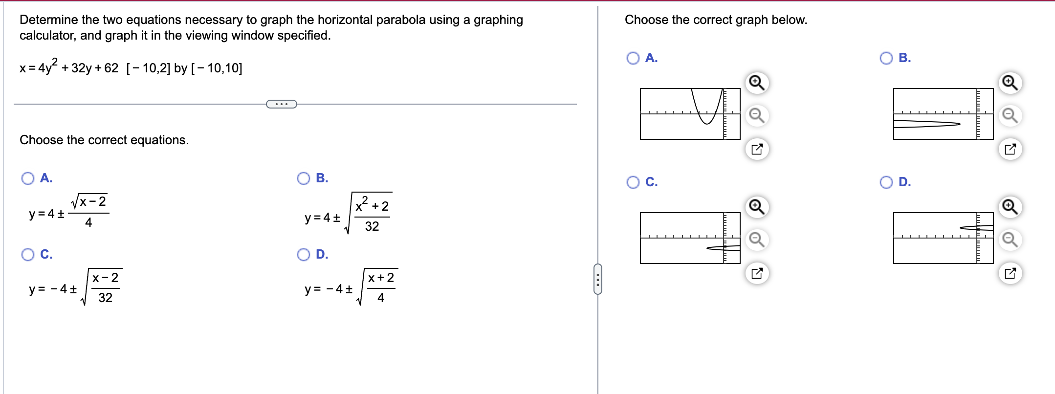 Solved Determine the two equations necessary to graph the | Chegg.com