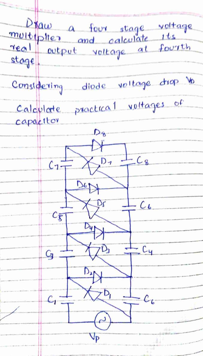 Solved а a Draw multiplier and real output stage four stage | Chegg.com