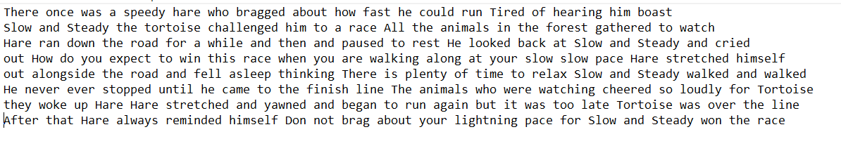 Solved Please find the text file below: Kindly write the | Chegg.com