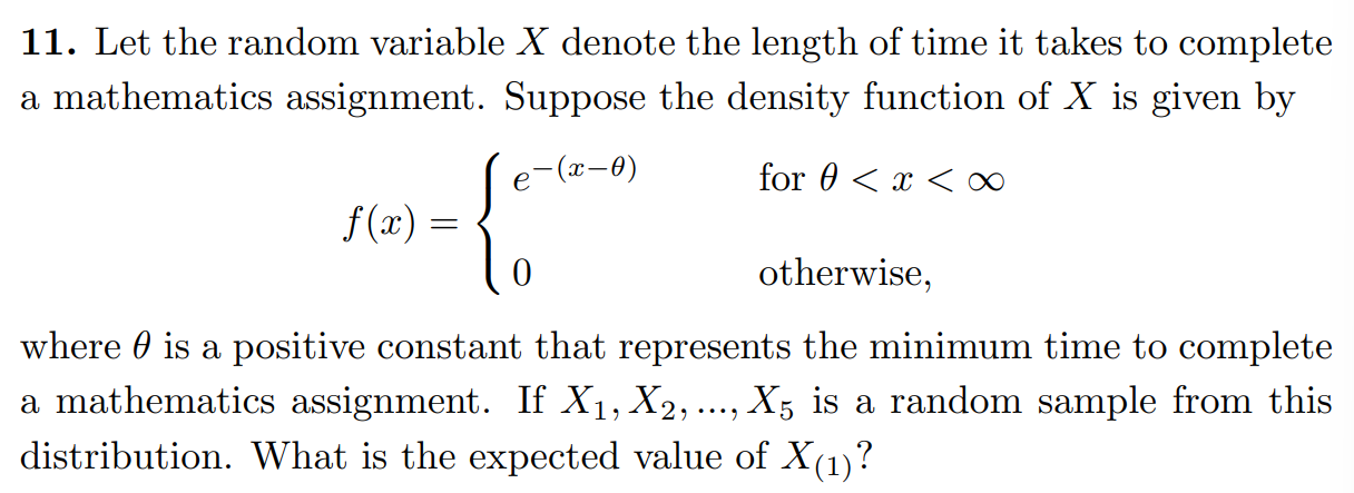 Solved 11. Let the random variable X denote the length of | Chegg.com